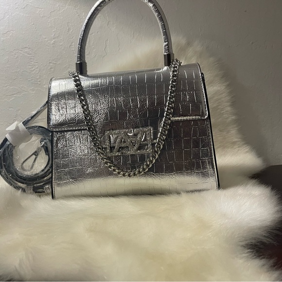 Aldo | Bags | Aldo Silver Metallic Crossbody Purse | Poshmark